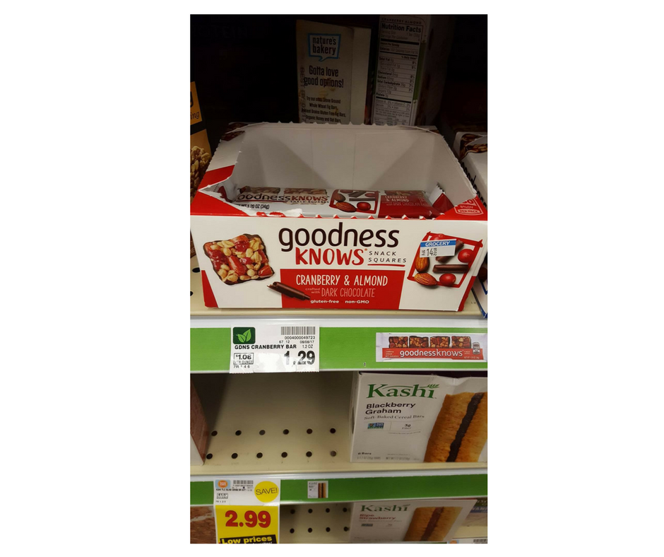 Goodness Knows Bars as low as $.50 - Kroger Couponing