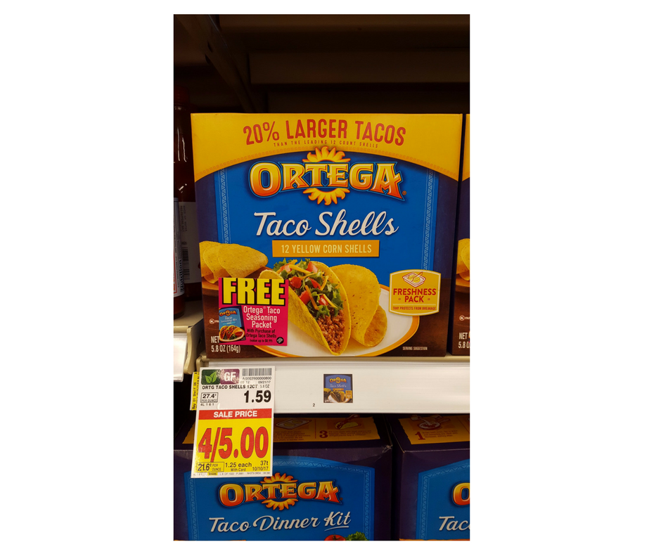 Ortega Taco Shells as low as $.75 - Kroger Couponing