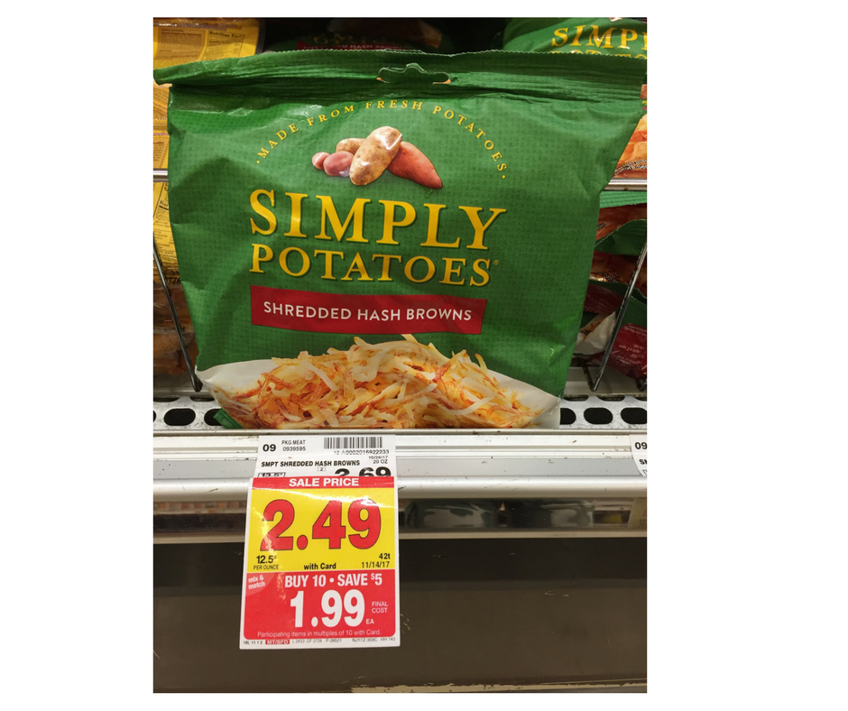 Simply Potatoes just $1.49 - Kroger Couponing
