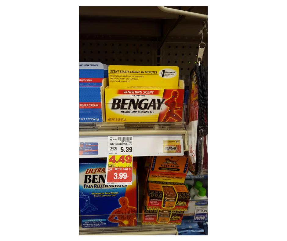 Bengay as low as $2.49 - Kroger Couponing