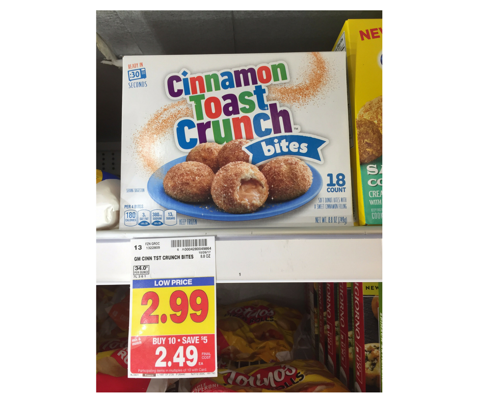 Cinnamon Toast Crunch Bites just $1.99 - Kroger Couponing