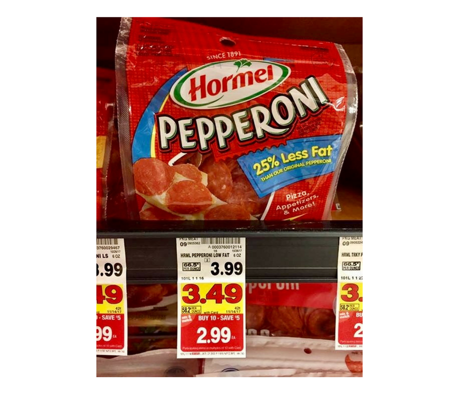 Hormel Pepperoni just $2.49 - Kroger Couponing