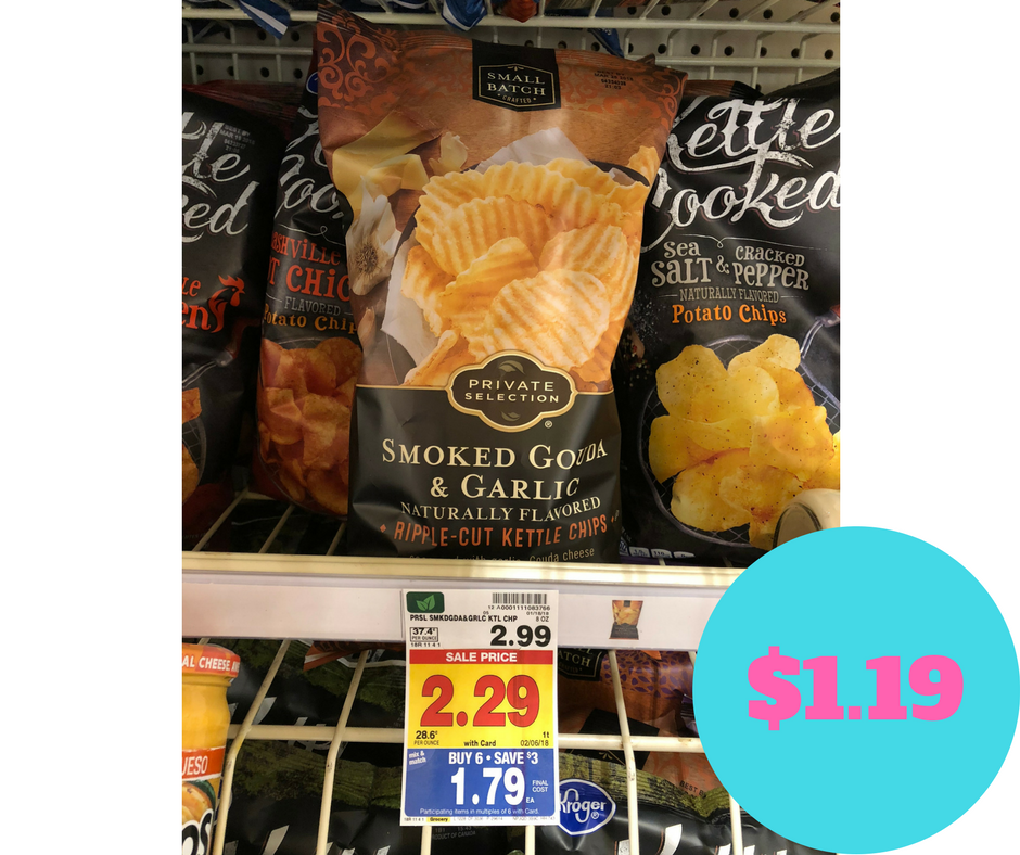 Private Selection Chips just $1.19 - Kroger Couponing