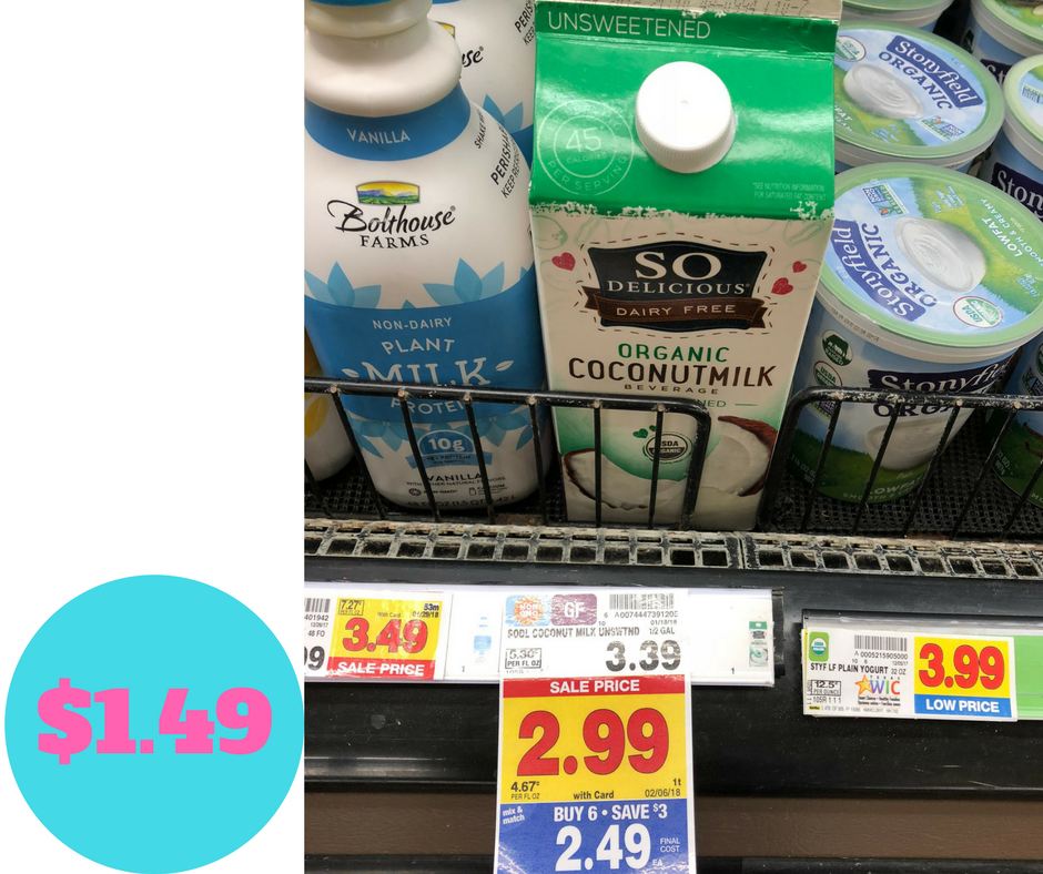 So Delicious Milk just $1.49 - Kroger Couponing