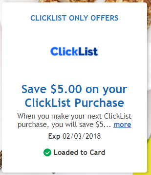 Save $5.00 on Clicklist orders!! - Kroger Couponing