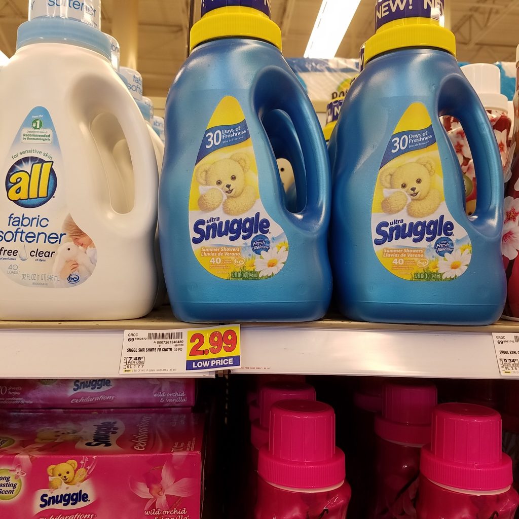 Snuggle Fabric Softener just $2.49 - Kroger Couponing