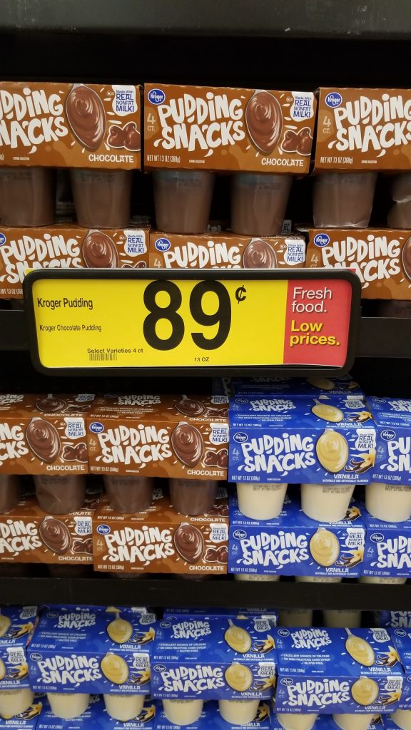 Kroger Pudding Cups just $.64 - Kroger Couponing